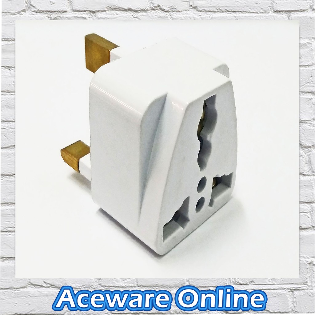 3 Pin Universal Multi Adapter Plug Socket Converter | Shopee Singapore