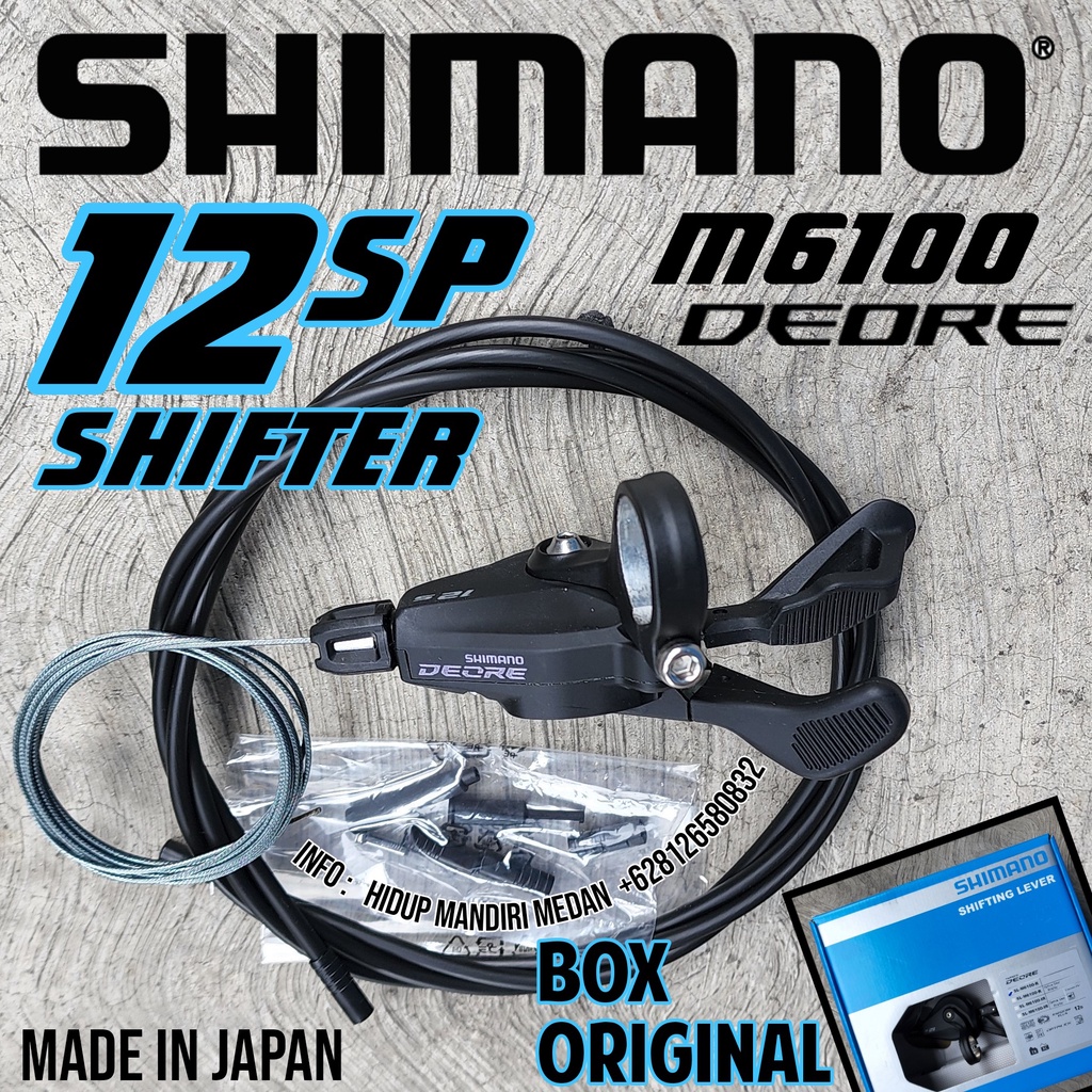 Shifter Shimano Deore M6100 12 Speed BOX ORIGINAL Right Shifter Deore ...