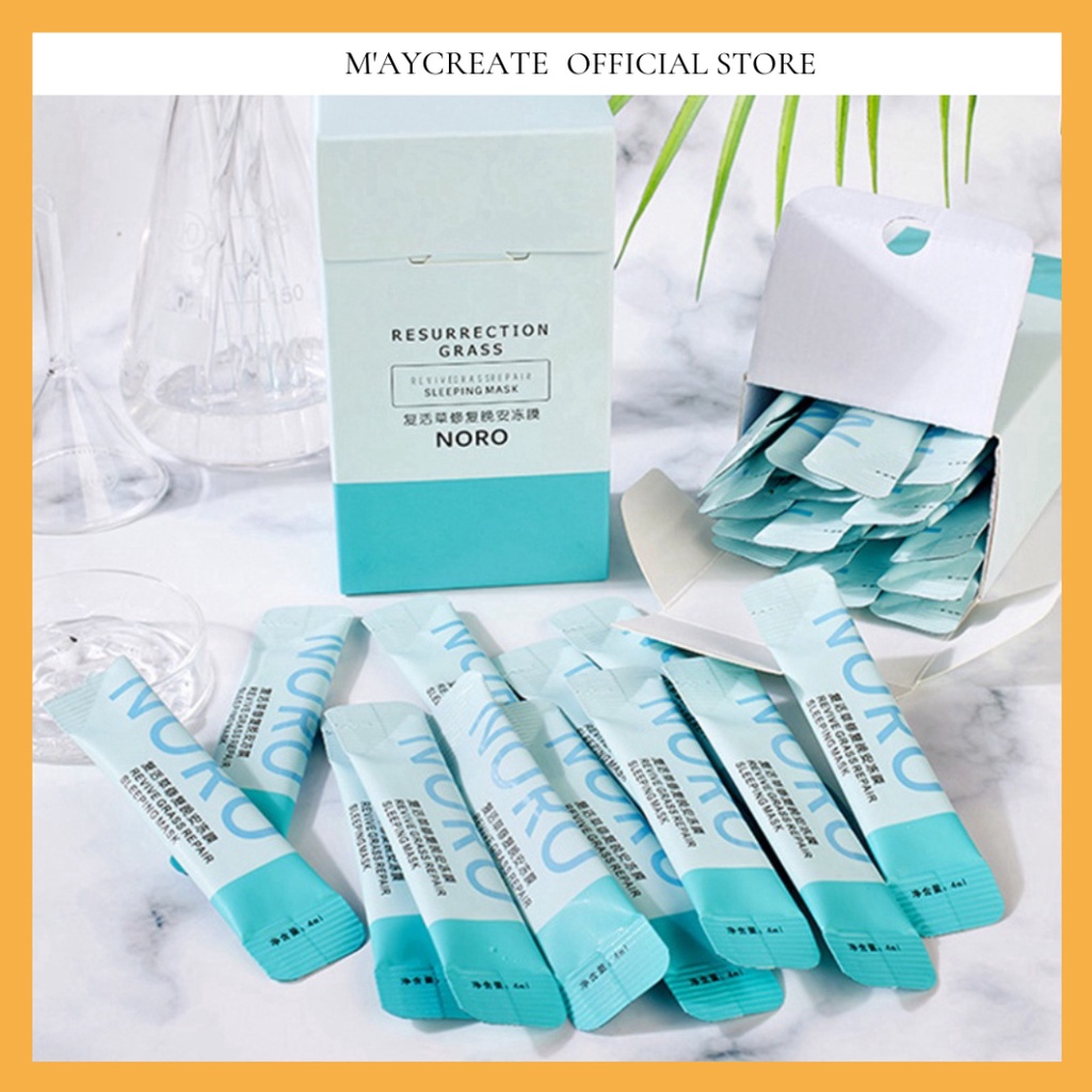 Noro jelly sleeping mask restores facial muscles moisturizing box of 20 ...