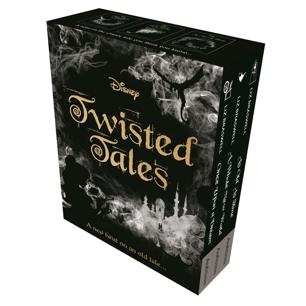 Disney Twisted Tales Book Gift Set with 3 Novels Box Set featuring ...
