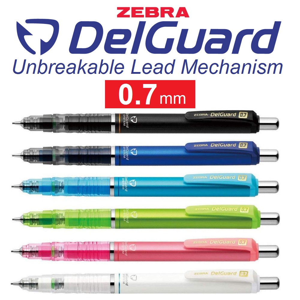 Zebra DelGuard Basic Anti-break Core Mechanical Pencil (0.7mm) 0.7 ...
