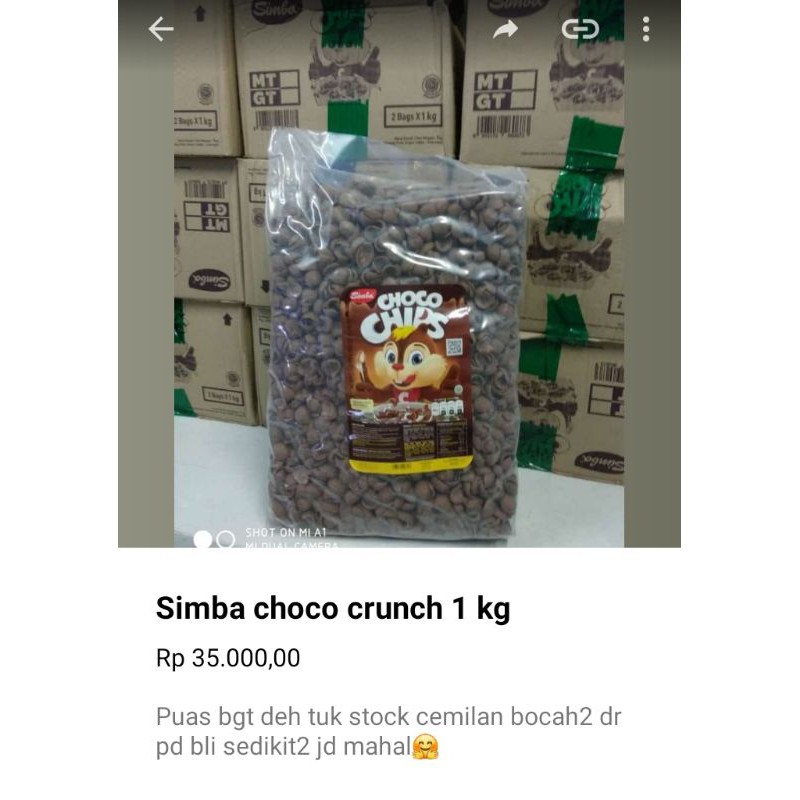 Simba choco chip 1 kg | Shopee Singapore