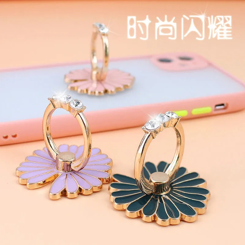 Phone Ring Holder Quality Metal Circular Handphone Ring Holder Daisy ...