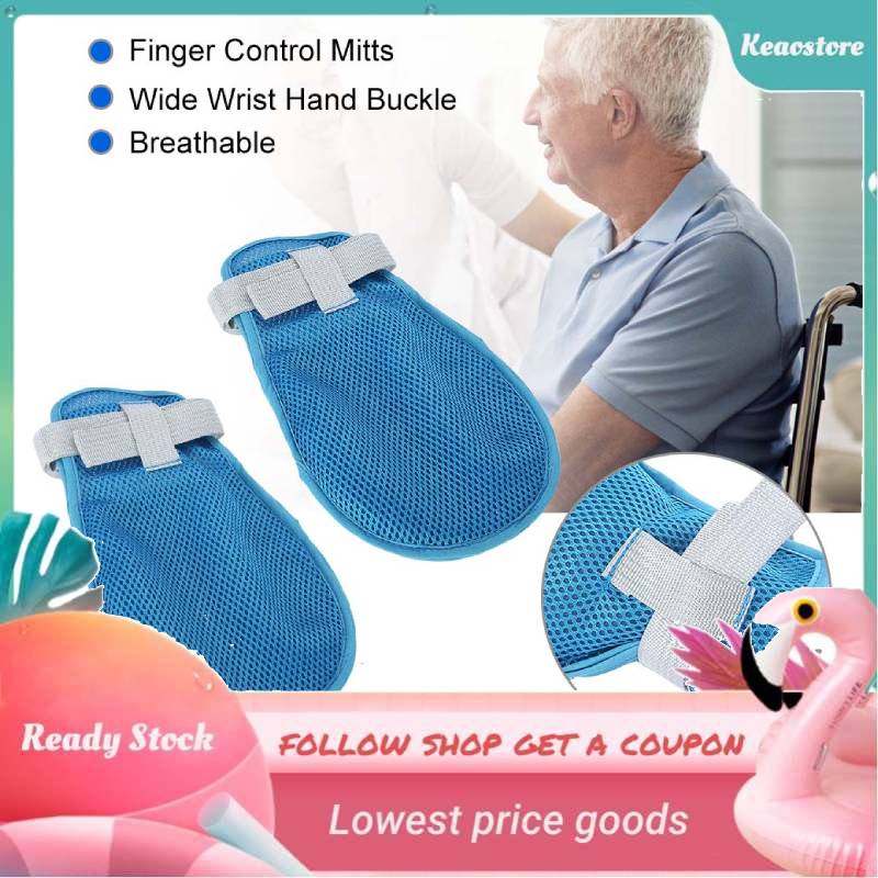 Keaostore 2pcs Hand Control Mitts Restraints Patient Finger Protector ...