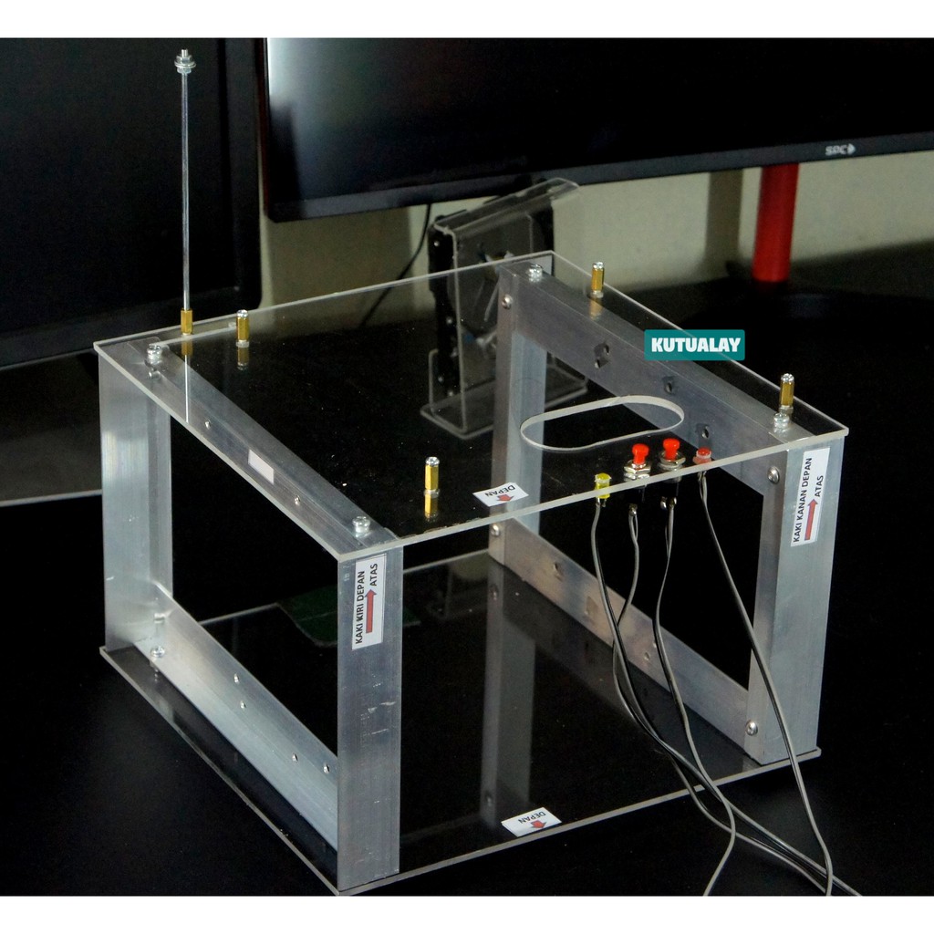 Case Custom Acrylic Mini ITX Benchtable Acrylic Open Air PC CPU ...