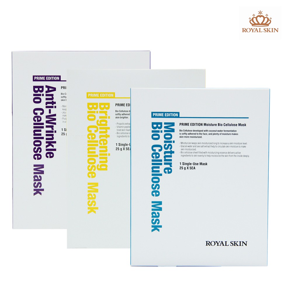 [ROYAL SKIN] Moisture bio cellulose mask sheet prime edition ...
