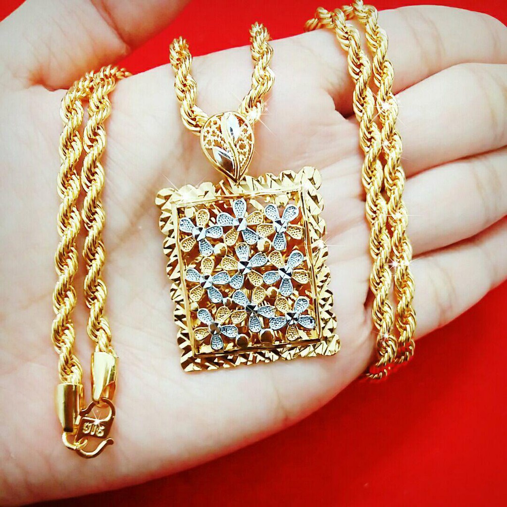COP 916 PERSIS EMAS KOREA RANTAI LEHER ( NECKLACE ) | Shopee Singapore