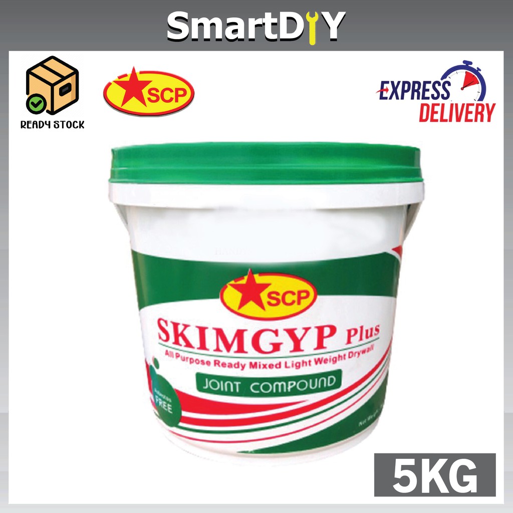 5kgs SCP SKIMGYP PLUS JOINT COMPOUND ALL PURPOSE MIXED LIGHT WEIGHT ...