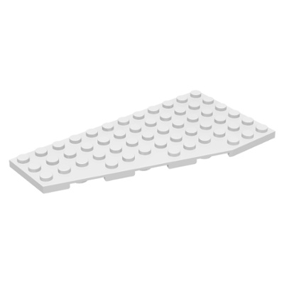 Lego cross Plate brick 12 x 6 Left / Lego Part 30355: Wedge, Plate 12 x ...