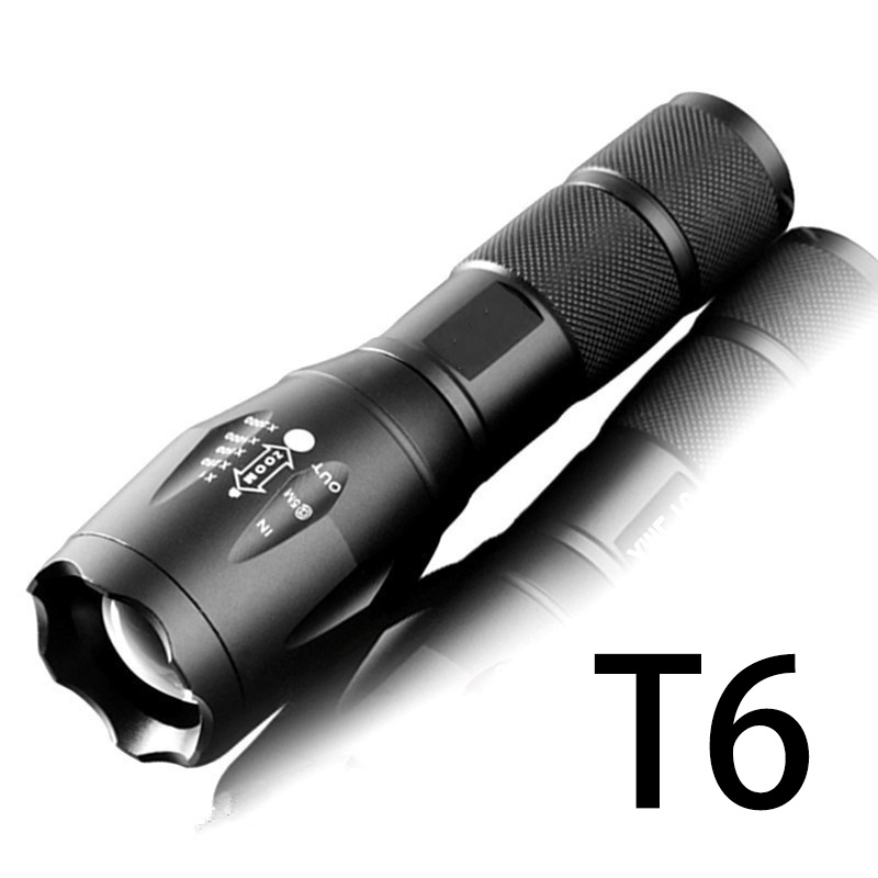 Powerful T6 LED Flashlight Super Bright Aluminum Alloy Portable Torch ...