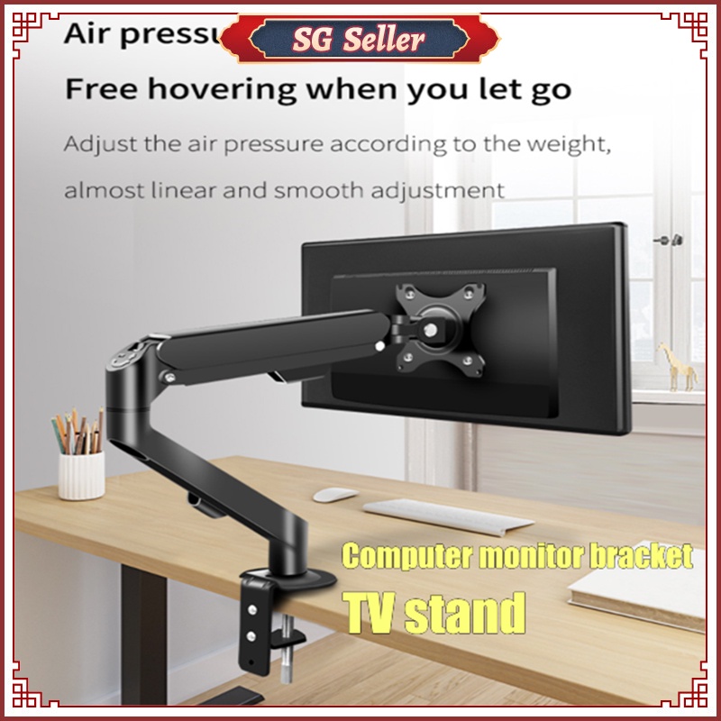 【Local stock】 Computer monitor bracket 17-30 inch long arm desktop ...