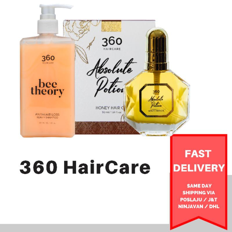 360 Haircare Absolute Potion Honey Hair Oil (50ml) / 360 Haircare Bee ...