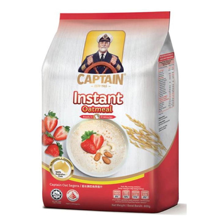 Captain Instant Oatmeal (800g) | Shopee Singapore