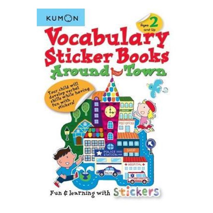 Kumon Vocabulary Sticker Books Around Town | Shopee Singapore