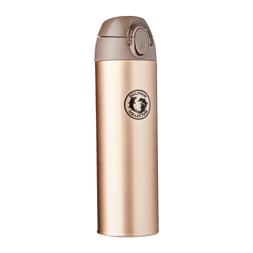 Dolphin Collection Superlight Stainless Steel Vacuum Flask 500ml (Gold ...