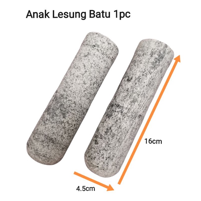 Anak Lesung Batu/Stone Pestle 16cm (1pc) | Shopee Singapore