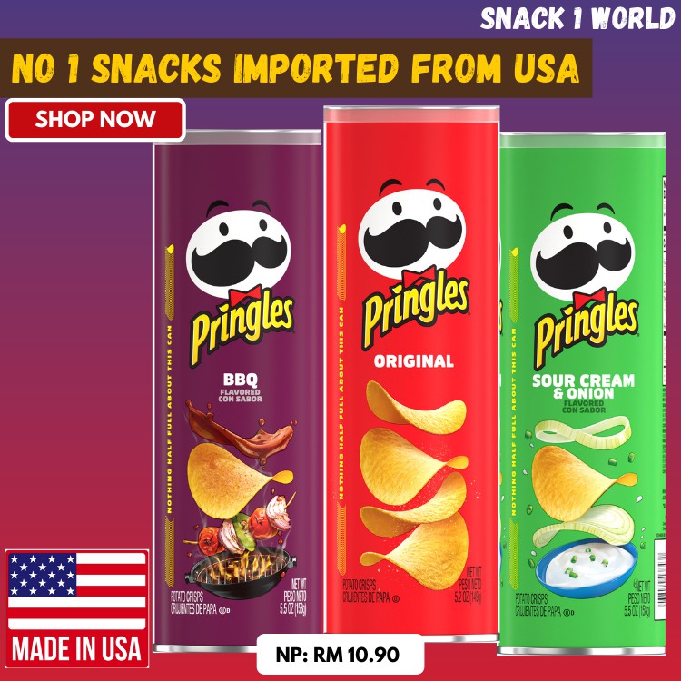 [From USA] Pringles US (149g - 158g) | Shopee Singapore