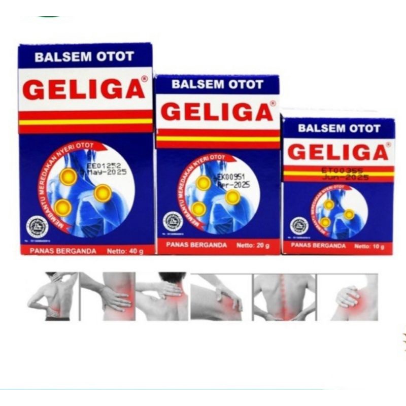 Ready 🇮🇩 Geliga Muscular Balm 肌肉潤唇膏 40g | Shopee Singapore