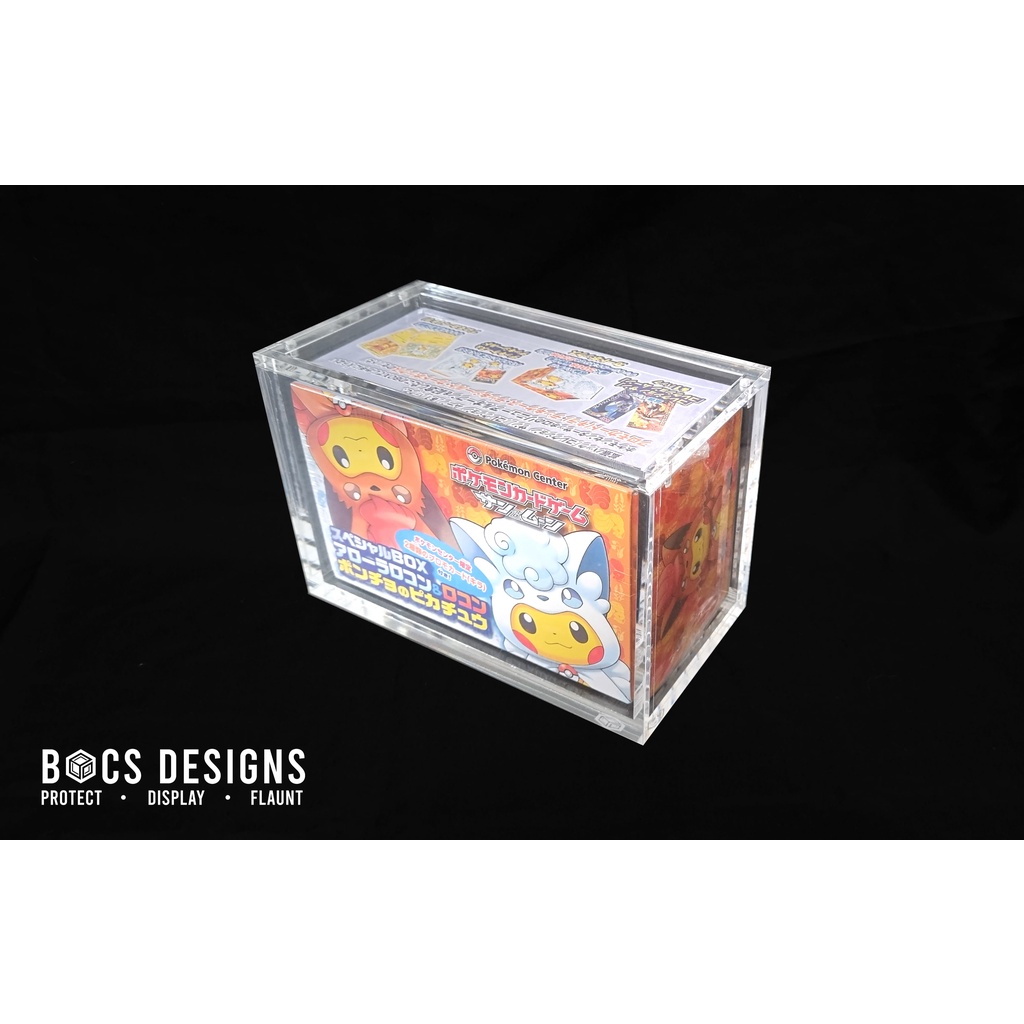BOCS Pokemon Mario Luigi Pikachu Pokekyun Japanese Box UV Acrylic ...
