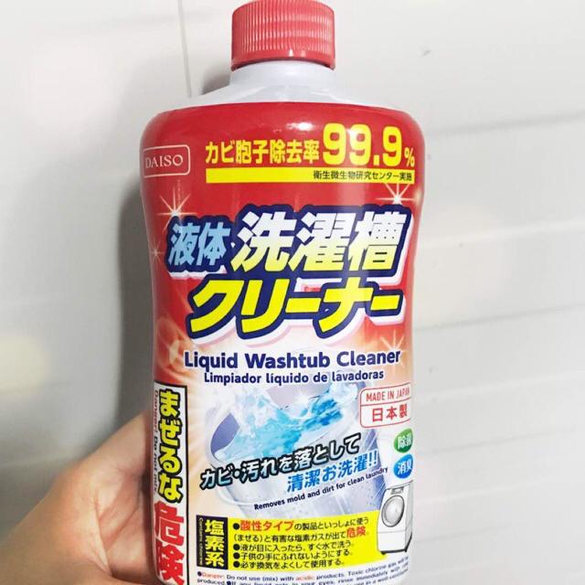Daiso Liquid Washtub Cleaner Washing Machine Cleaner Pipe Cleaner ...