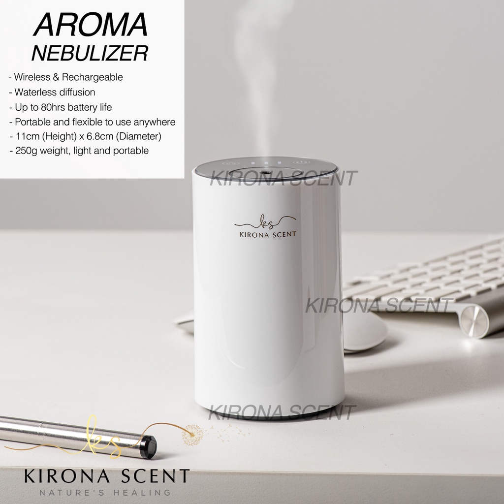 [3.3 Raya Sale] [AROMA NEBULIZER]Waterless Wireless Nebulizer ...