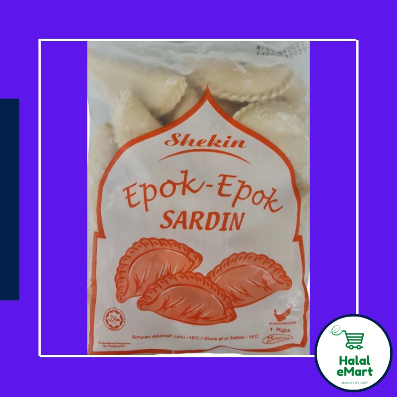 Shekin Epok Epok Kentang/ Sardin 25pcs 1kg Frozen Halal | Shopee Singapore