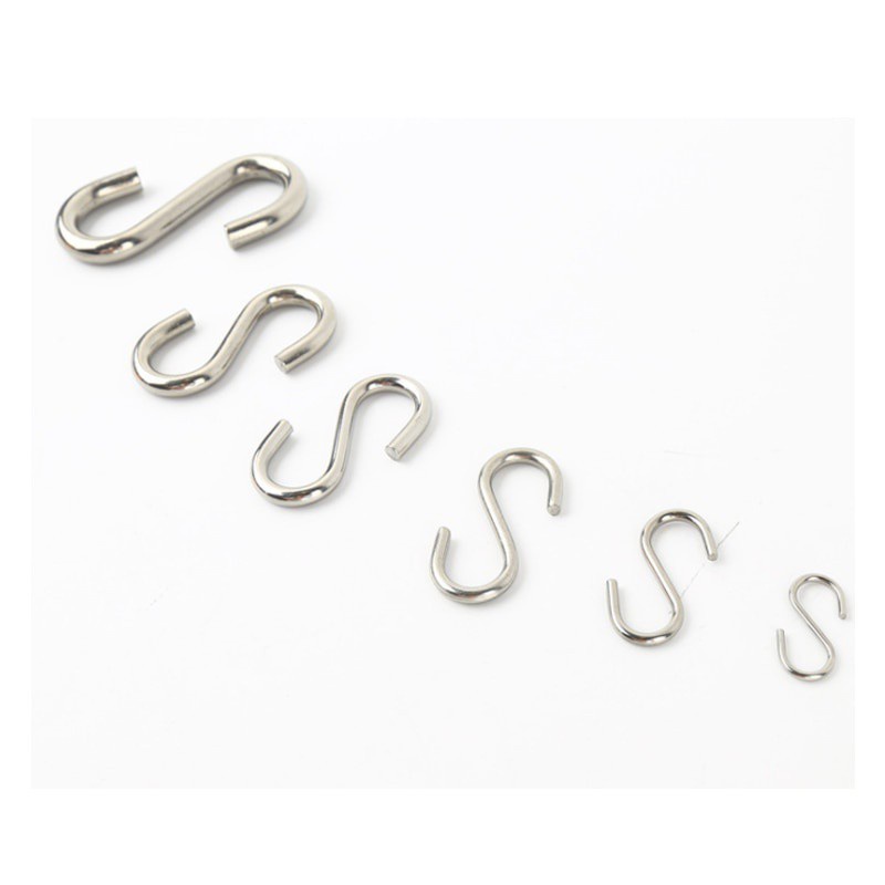 Ready stock S hook heavy duty M2/M3/M4/M5/M6/M8/M10 304 stainless steel ...