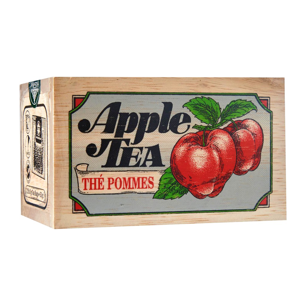 [Bundle of 2] Mlesna Tea Wooden Box Merlion Apple 25's (Esplanade ...