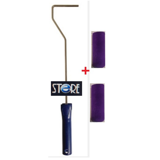 6 inch Grey Sponge Roller Set / 4 Inch Purple Sponge Roller Set for ...