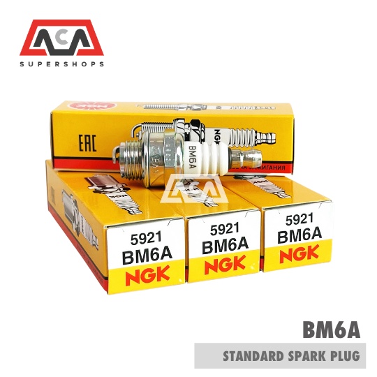 NGK Spark Plug BM6A for 2-stroke Grasscutter and Mower | Shopee Singapore
