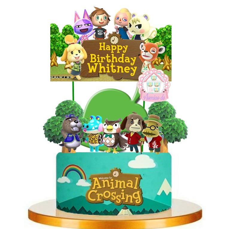 Animal crossing cake Topper | Shopee Singapore