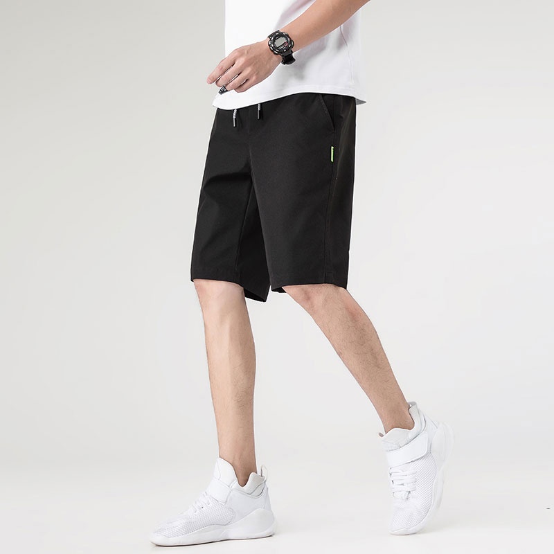 Men Shorts Cropped Casual Short Pants Korean Style Fashion Bermudas ...