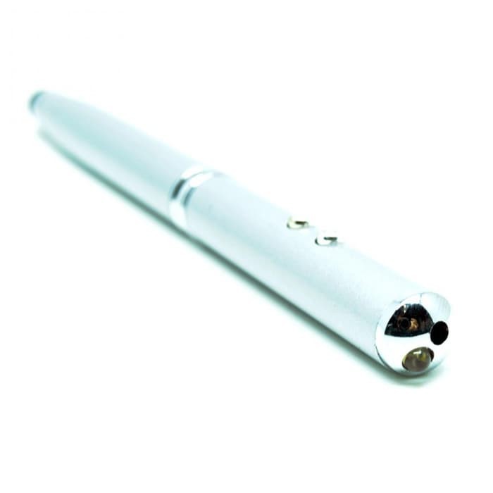 Sylus Pen 4 in 1 (Stylus + White Light + Laser Pointer + Pen) | Shopee ...