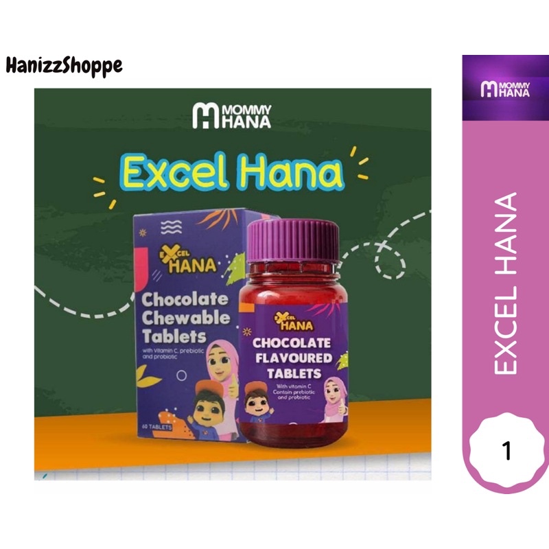Excel Hana Chocolate Flavoured Tablets | Shopee Singapore