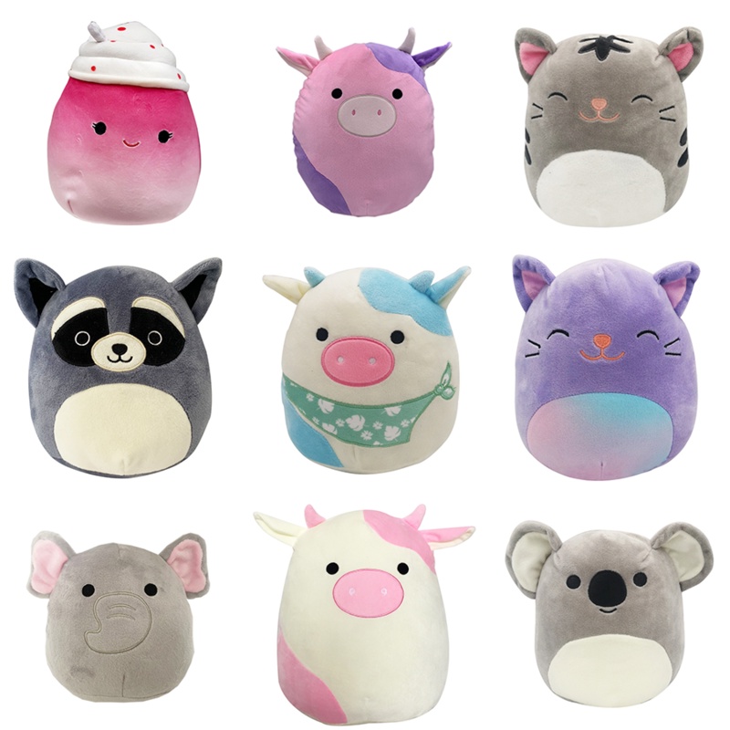 20cm Squishmallow Plush Toy Emma Max Bop Tally Cora Aqua Paco Kayla ...