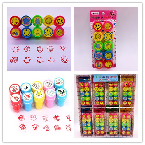 【SG ready stock】🎀🌟 Smiling face Stamp🌟Kids Cartoon Chops 🌟Reward🌟 ...