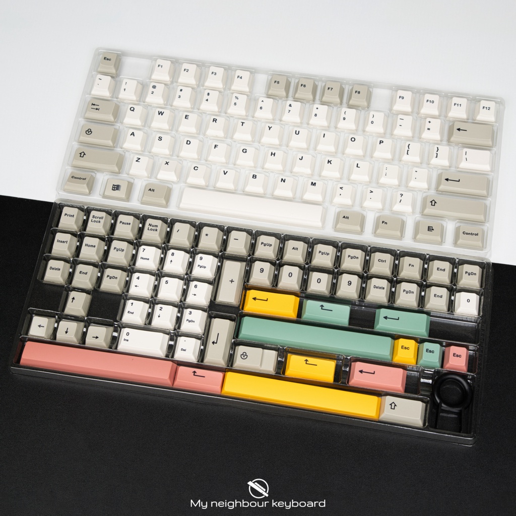 9009 Retro PBT Dye Sub Keycaps/Keycap Set | Shopee Singapore
