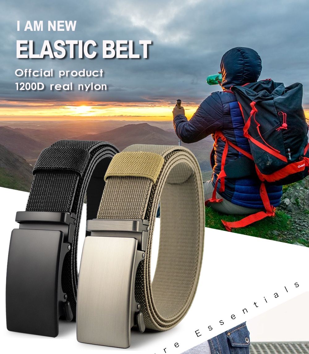 DOOPAI Men’s Nylon Elastic Belt Tactical Belt For Man Military Waist ...