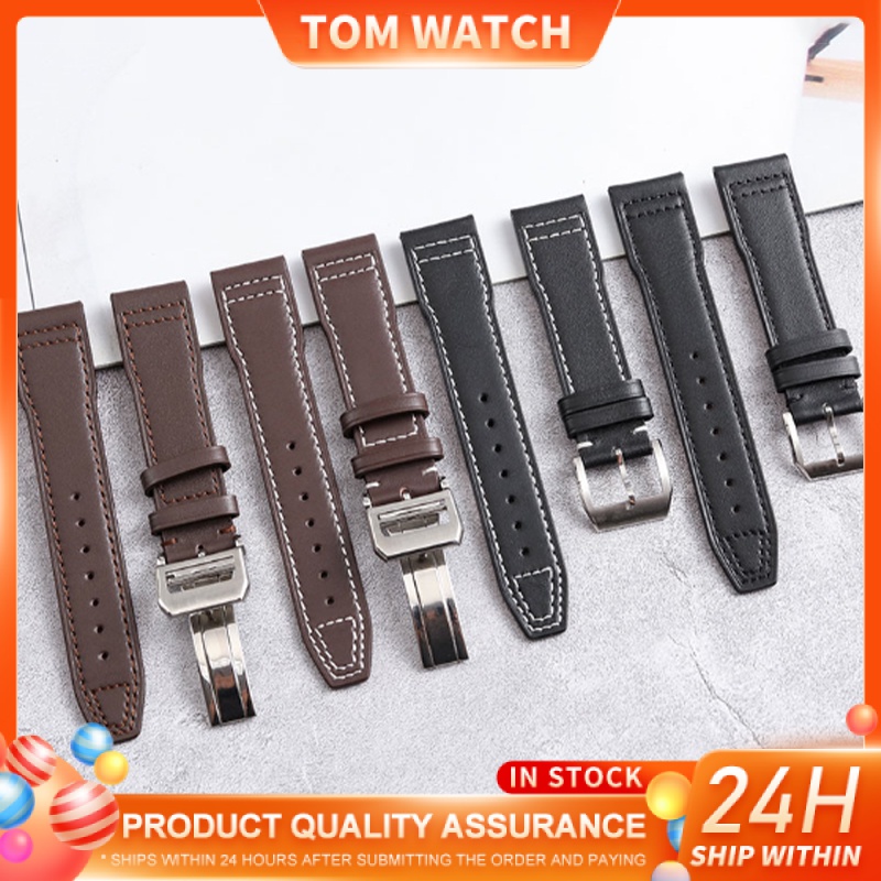 Adapted For IWC watch strap pilot little prince 20mm 21mm 22mm leather ...