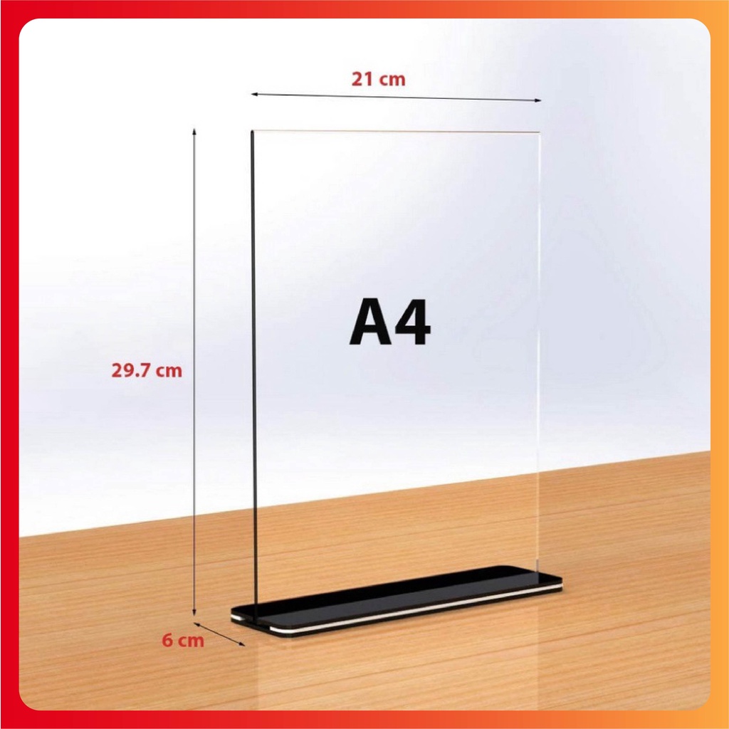 [Standee] A4 Menu Desktop Shoes With 2-Way Black Sole (Super Beautiful ...