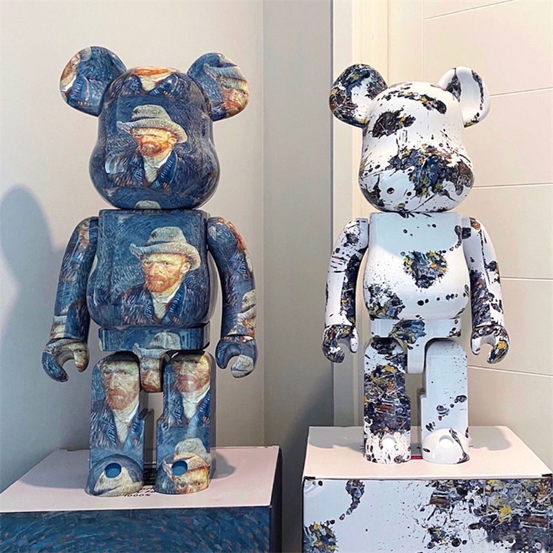 Bearbrick 400% Kubrick Bear Violent Building Block Brick Trendy Play ...