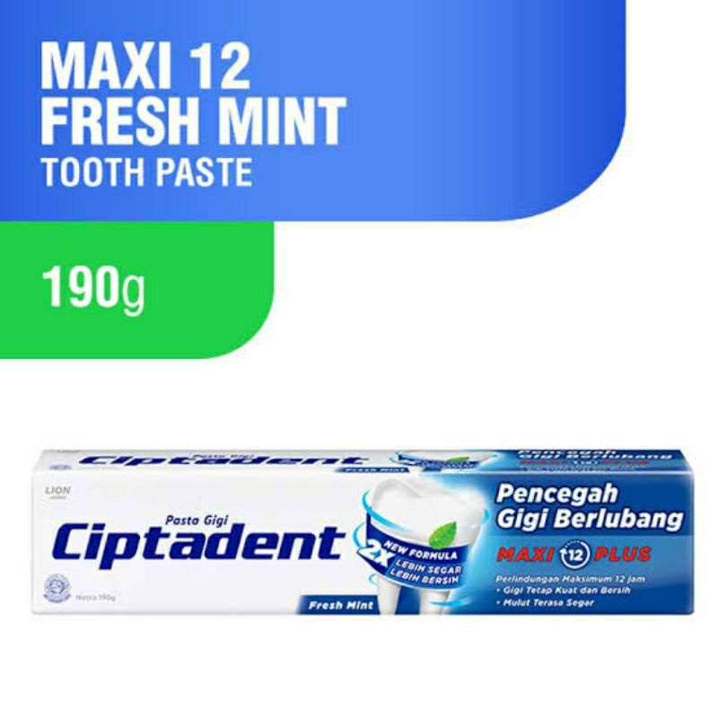 Ciptadent Fresh Mint toothpaste 190g | Shopee Singapore