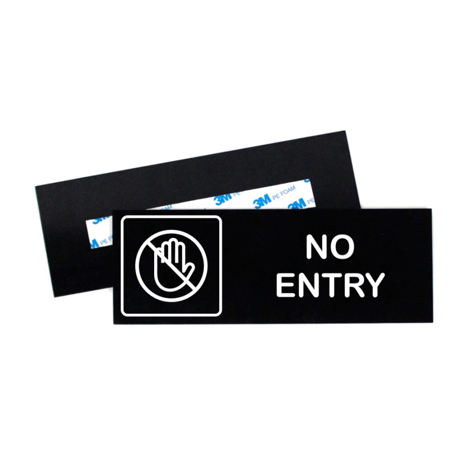 For sale no entry signage - no entry sign board - no entry - acrylic ...
