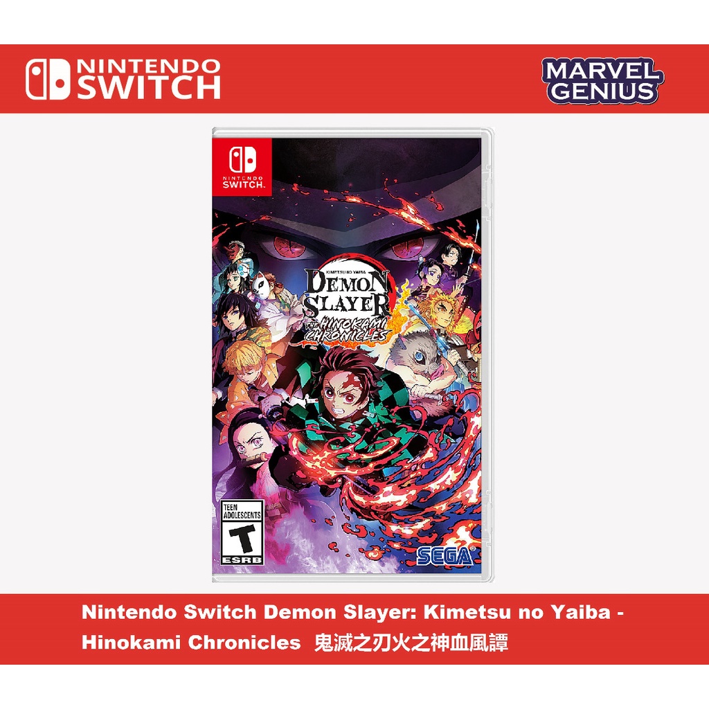 NSW NS Nintendo Switch GAME DEMON SLAYER Kimetsu no Yaiba-Hinokami ...