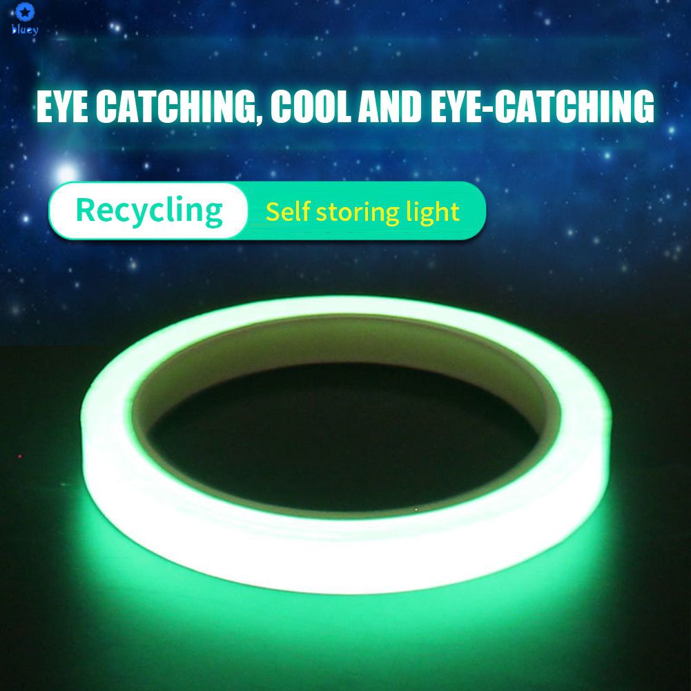 Car Light-emitting Tape Reflective Stickers Luminous Stickers Green ...