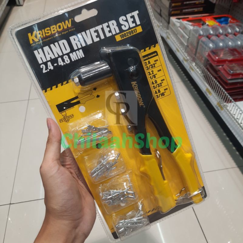 Rivet Pliers Rivet Tool Krisbow Riveting Tool 25,5 Cm | Shopee Singapore