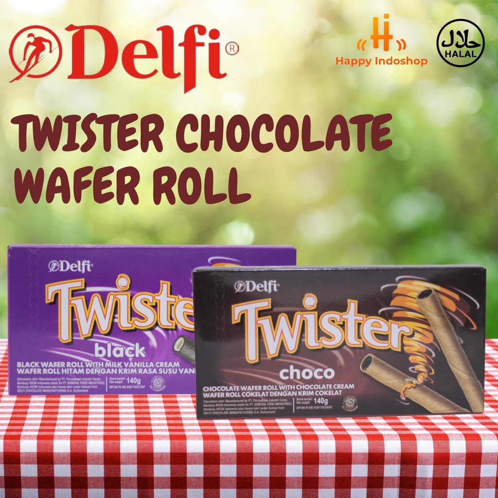 CI2278 Delfi Twister Wafer Roll 140gr | Shopee Singapore