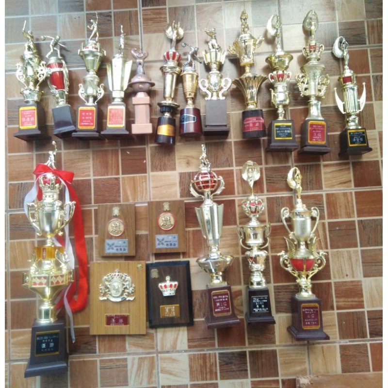 Assorted Vintage Japanese Trophies For Take All 20 Pieces ( AS IS Basis ...