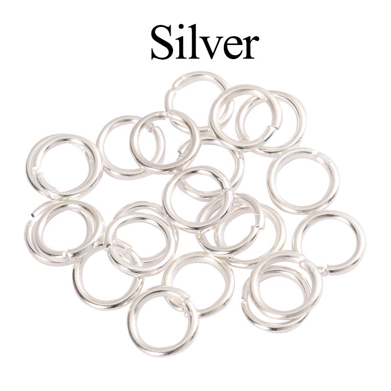 3 4 5 6 7 8 10 mm Jump Rings Bracelet Necklace Connection Ring For Diy ...