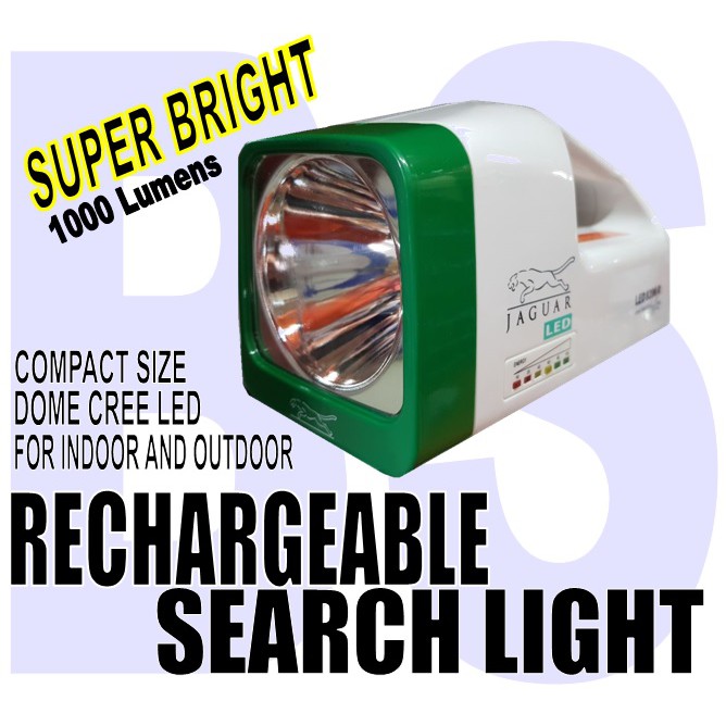 BANSOON JAGUAR LED Rechargeable Search Light. 1000lumens. Super bright ...